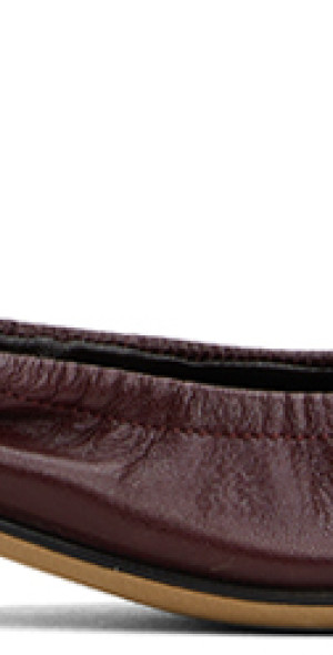 The Row - Burgundy Liisa Heels