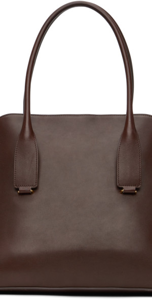 The Row - Burgundy Oversized Devon Bag