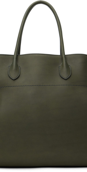 The Row - Khaki Soft Margaux 17 Bag