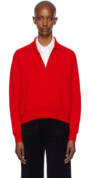 The Row - Red Halvar Polo