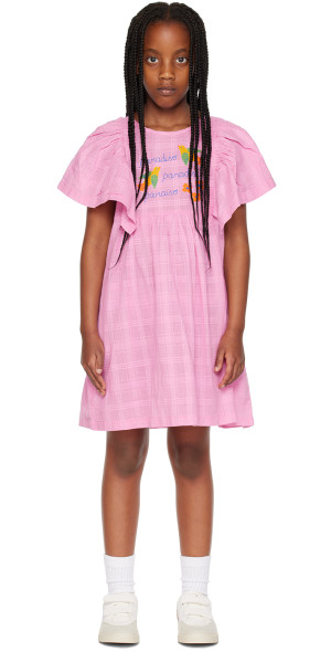 TINYCOTTONS - Kids Pink Paraiso Tiny Dress