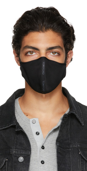 TOM FORD - Black Logo Face Mask