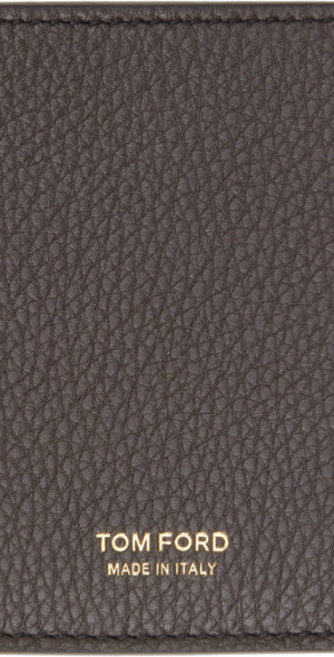TOM FORD - Brown Soft Grain Leather Bifold Wallet