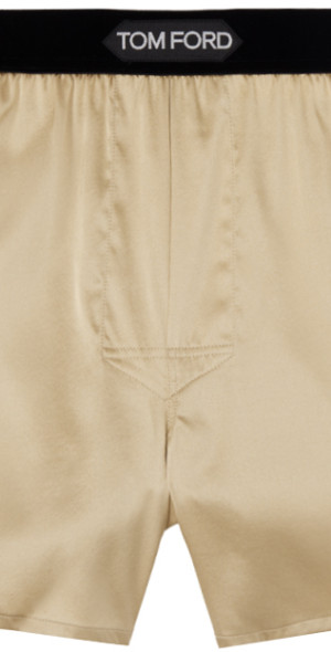 TOM FORD - Gold Silk Boxers
