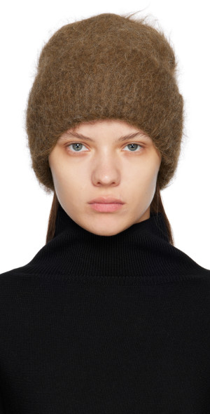 TOTEME - Brown Alpaca Beanie
