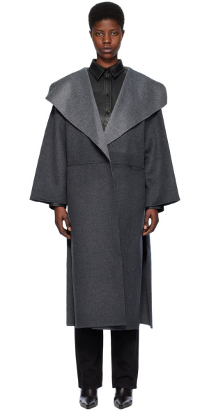 TOTEME - Gray Two-Tone Coat