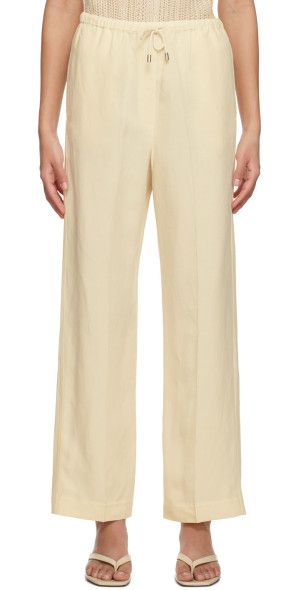 TOTEME - Off-White Drawstring Lounge Pants