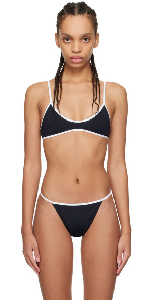 Tropic of C - Black & White Sculpting Rio Bikini Top