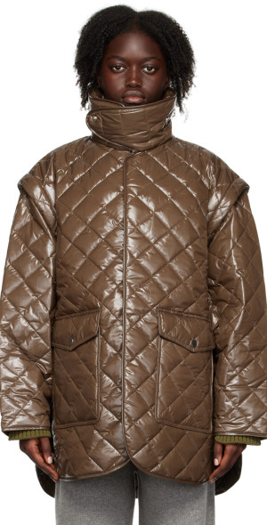 Trunk Project - Brown Quilted Jacket