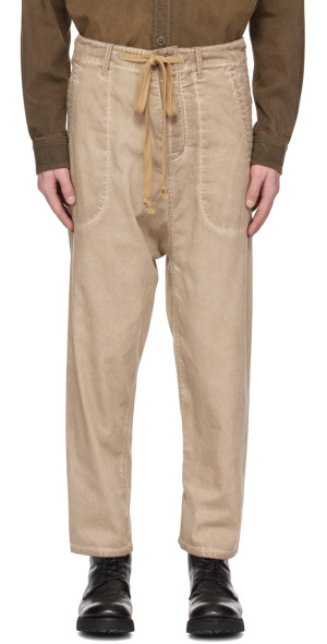 UMA WANG - Tan Jack Trousers