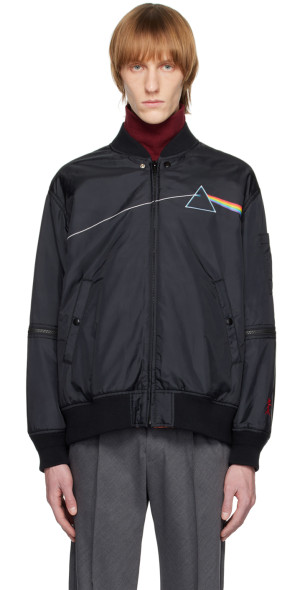 UNDERCOVER - Black Reversible Bomber Jacket