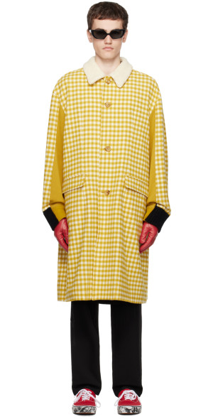 UNDERCOVER - Yellow Check Coat