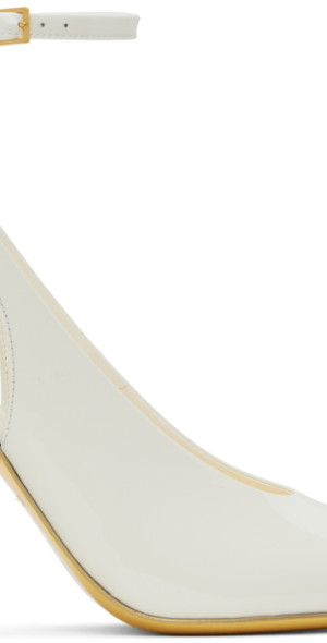 Valentino Garavani - Off-White One Stud Hyper Heels