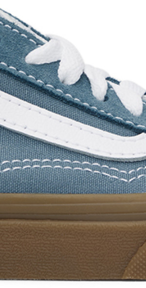Vans - Kids Blue Old Skool Gum Little Kids Sneakers