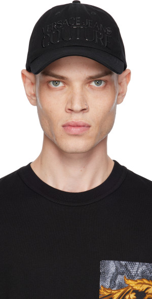 Versace Jeans Couture - Black Logo Baseball Cap