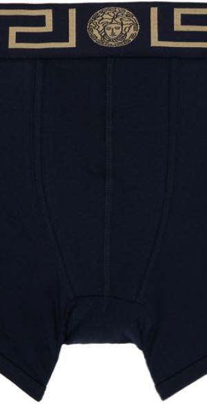 Versace Underwear - Black Greca Border Trunks