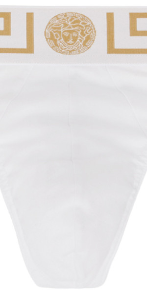Versace Underwear - White Greca Border Thongs