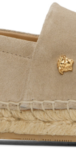 Versace - Beige Medusa Espadrilles