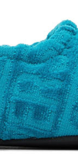 Versace - Blue Medusa Slippers