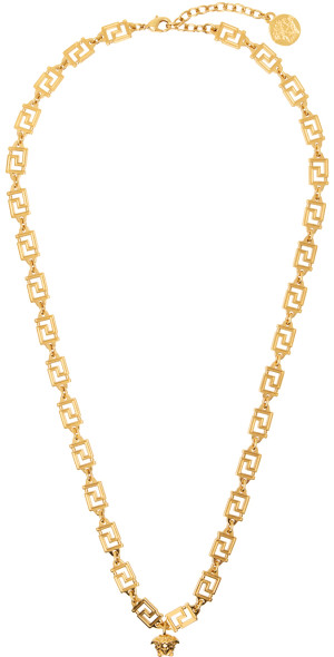 Versace - Gold Medusa Greca Necklace