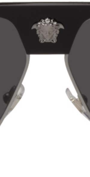 Versace - Gunmetal Special Project Aviator Sunglasses