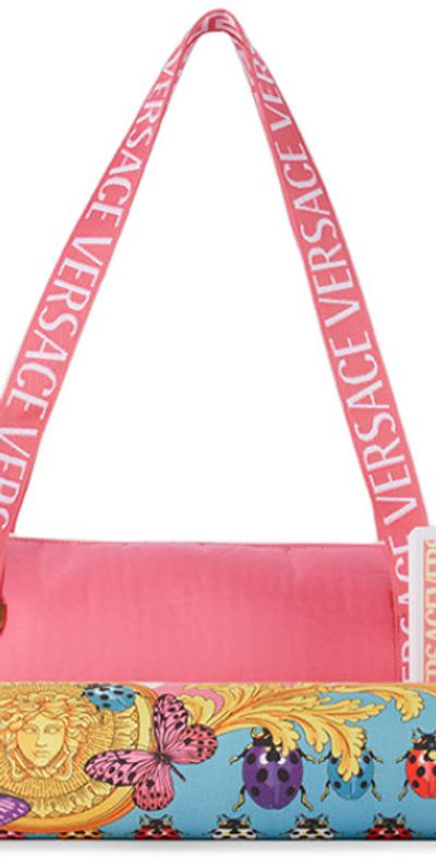 Versace - Pink & Blue Butterflies Yoga Set
