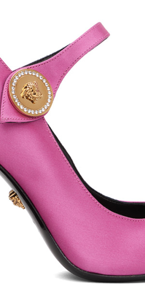Versace - Pink Medusa Heels