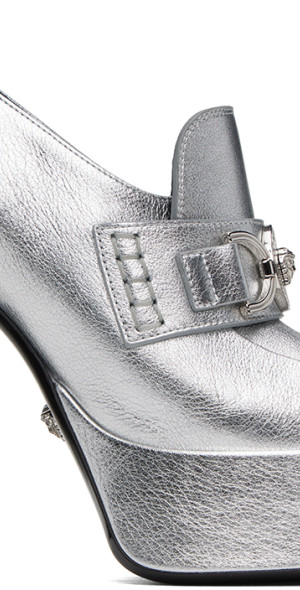 Versace - Silver '95 Medusa Platform Pumps