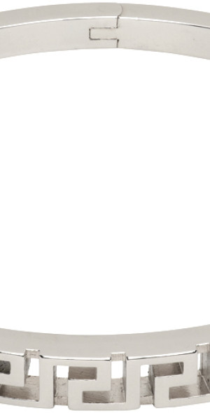 Versace - Silver Greca Cuff Bracelet