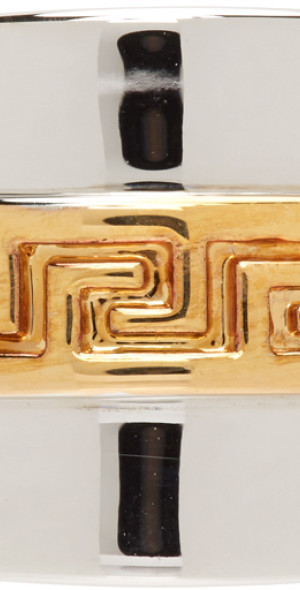 Versace - Silver Greca Ring