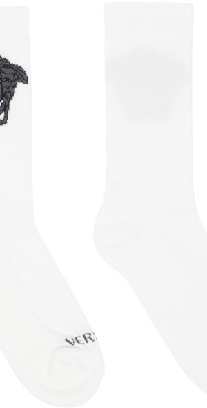 Versace - White Medusa Socks
