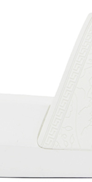 Versace - White Palazzo Slides