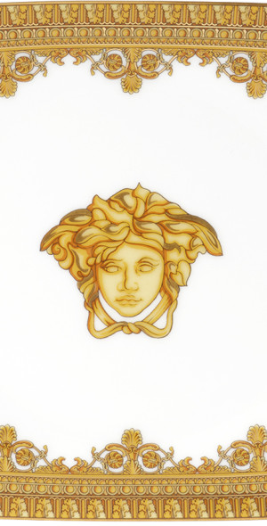 Versace - White Rosenthal 'I Heart Baroque' Tray