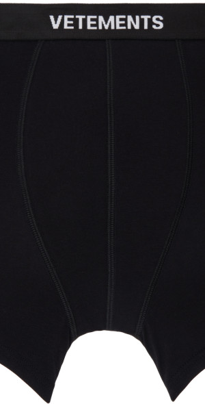 VETEMENTS - Black Logo Boxers