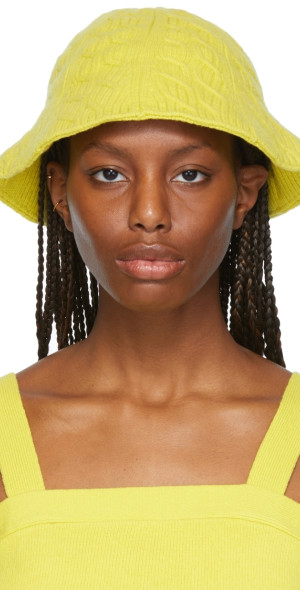 Victor Glemaud - Green Knit Bucket Hat