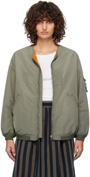 visvim - Green Thorson Bomber Jacket