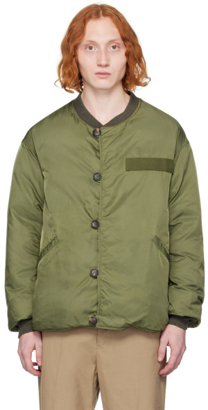 visvim - Khaki Corps Reversible Down Jacket