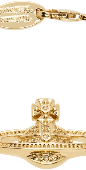 Vivienne Westwood - Gold Mini Bas Relief Chain Bracelet