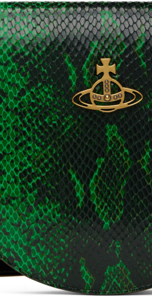 Vivienne Westwood - Green Saddle Crossbody Bag