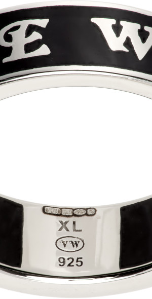 Vivienne Westwood - Silver & Black Conduit Street Ring