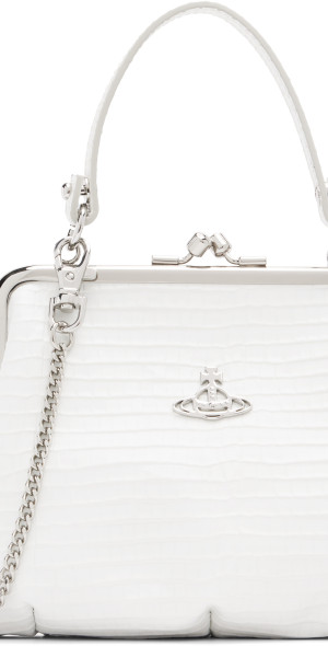 Vivienne Westwood - White Granny Frame Bag