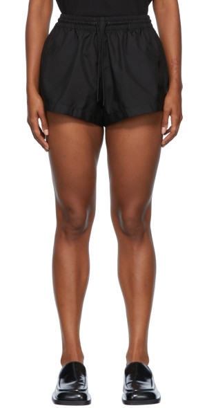 WARDROBE.NYC - Black Spray Shorts