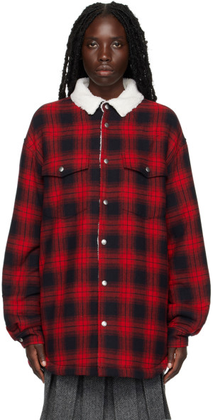 We11done - Red Check Jacket