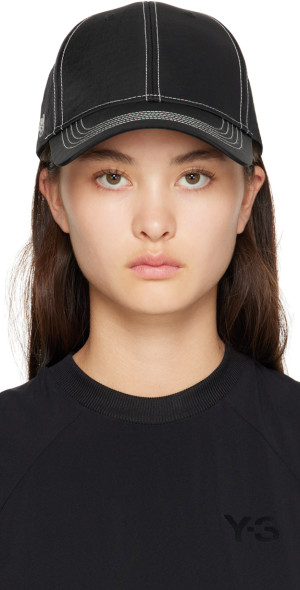 Y-3 - Black Contrast Stitch Cap