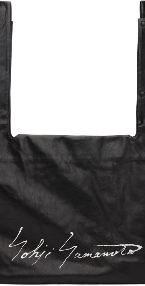 Yohji Yamamoto - Black discord INFINITE Signature Tote