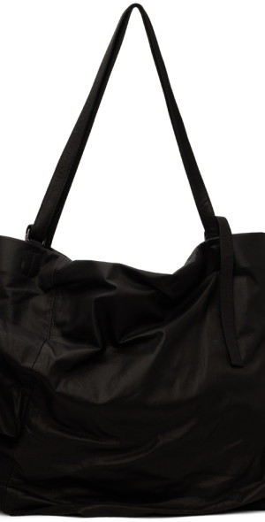 Yohji Yamamoto - Black discord Unevenness Tote