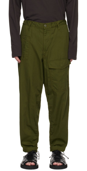 YOHJI YAMAMOTO - Khaki Drawstring Cargo Pants