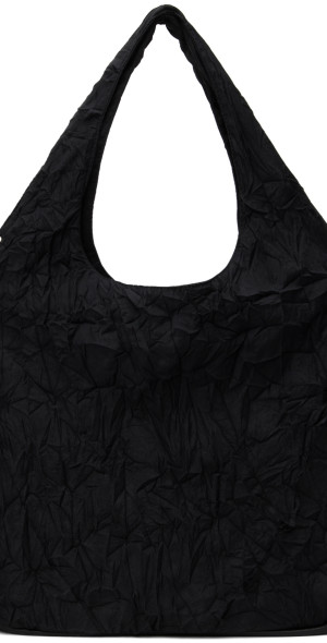 Youth - Black Cut Off Round Tote