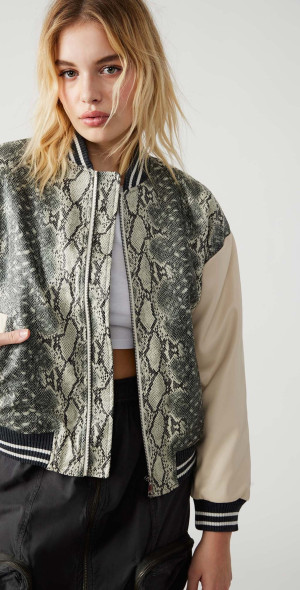 STEVEMADDEN - ALEXANDRA JACKET SNAKE