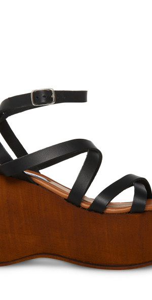 STEVEMADDEN - AVRIL BLACK LEATHER